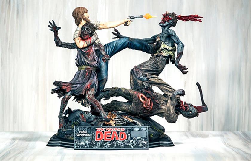 ‘The Walking Dead’: See the bloody new Rick Grimes statue — EXCLUSIVE ...