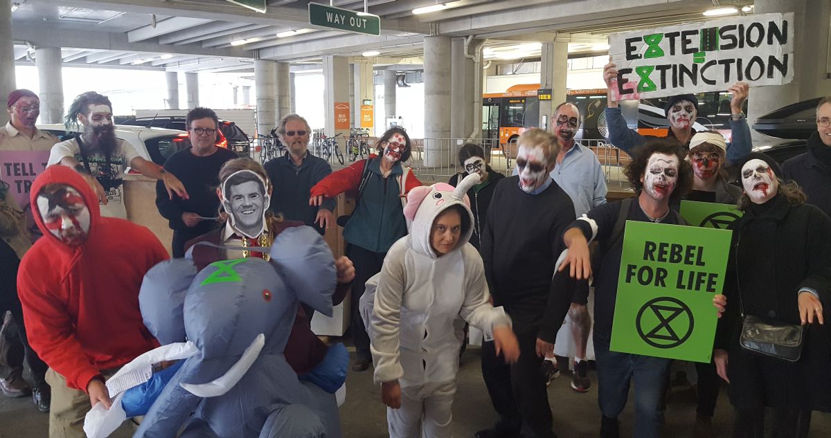 Zombies protest expansion of New Zealand airport runway – Zombie ...